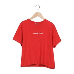 Tommy Jeans T-Shirt Damen Gr&ouml;&szlig;e M Second Hand rot