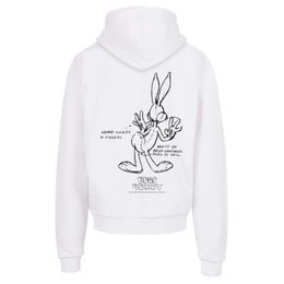 F4NT4STIC Herren Kapuzenpullover "Looney Tunes Bugs Bunny White Belly", wei&szlig;, Gr. XL, Obermaterial: 100% Baumwolle, Pullover, Print