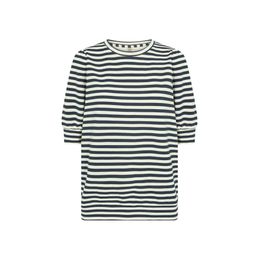 soyaconcept Damen Blusentop "Soya Concept Shirt SC_BARNI"6910c navy combi, Gr. XL, Obermaterial: 48% Modal, 48% Polyester, 4% Elasthan, Blusen