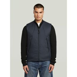 G-Star Raw G-STAR Herren Softshellweste "Lightweight Cloud Weste"india ink, Gr. L, Obermaterial: 100% Polyimid, Westen