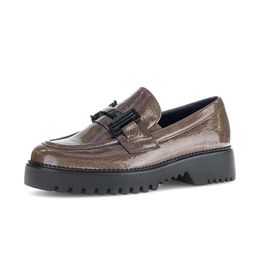 Gabor Damen Loafer "Loafer Lackleder", Gr. 42,5braun, Schuhe