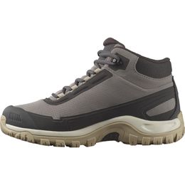 Salomon Damen Winterstiefel "SHELTER WP W", Gr. 39, grau, Synthetik, Textil, Schuhe, Winterschuhe, Winterboots, Snowboots, wasserdicht