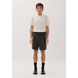 Shorts STUDIO SEIDENSTICKER, Herren, Gr. 52, Normalgr&ouml;&szlig;en, gr&uuml;n (schwarz), 98% Polyester, 2% Elasthan, unifarben, Hosen Shorts