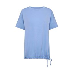 Kurzarmhemd soyaconcept "Soya Concept T-Shirt SC-BANU 184.", Damen, Gr. S, Normalgr&ouml;&szlig;en, 6252 hydrangea, Obermaterial: 48% Modal, 48% Polyester, 4% Elasthan, Hemden