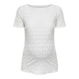 Only Maternity Umstand T-Shirt 'OLMJunila' Damen Gr&ouml;&szlig;e XXL wei&szlig;
