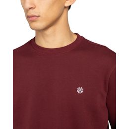 Element Herren Sweatshirt "Icon Embroidery"zinfandel, Gr. XL, Obermaterial: 55% Baumwolle, 25% Baumwolle, 20% Polyester., Sweatshirts