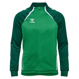 Hummel Trainingsjacke 'Lead 2.0' Herren Gr&ouml;&szlig;e 5XL gr&uuml;n / dunkelgr&uuml;n / wei&szlig;