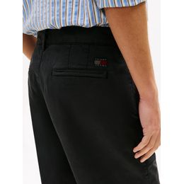 Tommy Jeans Herren Chinoshorts "TJM OTIS COTTON CHINO", schwarz, Gr. 32, unifarben, Web, Obermaterial: 96% Baumwolle, 4% Elasthan, Hosen, Regular fit