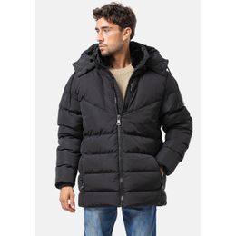 Cipo & Baxx CIPO & BAXX Herren Steppjackeschwarz, Gr. L, unifarben, Web, Obermaterial: 100% Polyester, Jacken