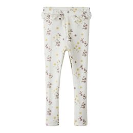LIL' ATELIER M&auml;dchen Leggings "NMFGAVO EFI SLIM LEGGING LIL NOOS", bunt, Gr. 116, bedruckt, Jersey, Obermaterial: 57% Baumwolle, 38% Lyocell, 5%
