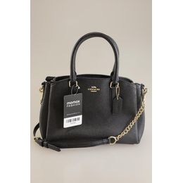 Coach Handtasche klein Leder Damen Gr&ouml;&szlig;e One Size Second Hand schwarz