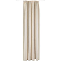 Gardine OTTO HOME, B:140cm H:145cm, beige, Leinenstruktur, Leinen, Polyester, Wohnzimmer, Gardinen, "Rudy", Halbtransparent, Leinenlook,