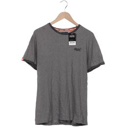 Superdry & Co T-Shirt Herren Gr&ouml;&szlig;e XL Second Hand grau