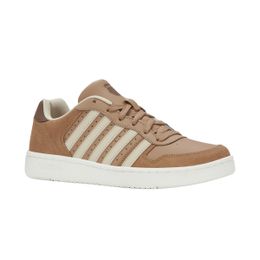 K-Swiss Damen Sneaker "COURT PALISADES", Gr. 43indian tan, snow wei&szlig;, cr&egrave;me brulee, soft silt, Leder, Schuhe