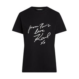 K by KARL LAGERFELD Karl Lagerfeld Shirt 'With Love' female Black size M