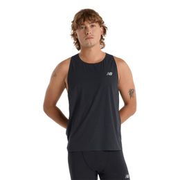 New Balance Race Day Ultra Light Singlet Bekleidung Herren schwarz