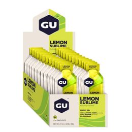 GU Energy Gel Lemon Sublime Karton (24 x 32g) Ern&auml;hrung Unisex