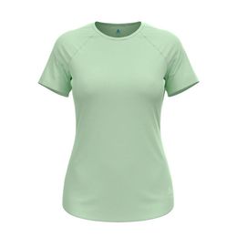 Odlo Essential 365 T-Shirt Crew Neck S/S Bekleidung Damen gr&uuml;n