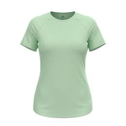 Odlo Essential 365 T-Shirt Crew Neck S/S Bekleidung Damen gr&uuml;n