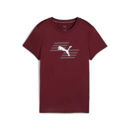 Puma x Hyrox Poly Graphic Tee Bekleidung Damen rot
