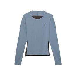 On Performance LOng-Tee Bekleidung Damen blau