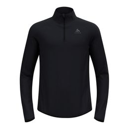 Odlo Zeroweight Mid Layer 1/2 Zip Bekleidung Herren schwarz