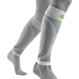 Bauerfeind Sports Compression Sleeves Lower Leg - lang Bekleidung Unisex wei&szlig;