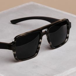 Holzkern Sonnenbrille The Genius (Leadwood/Khaki Dust)