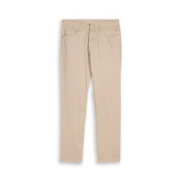 Tom Tailor Herren TTJOSH REGULAR SLIM Hose, braun, Uni, Gr. 32/32