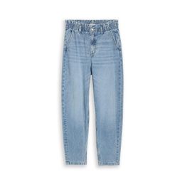 Tom Tailor Denim Damen TTADEA BARREL Jeans, blau, Uni, Gr. L