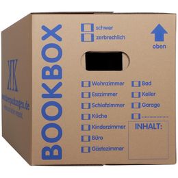 KK VERPACKUNGEN B&uuml;cherkarton 400x320x315mm 2-wellig bis 50kg 5 St&uuml;ck