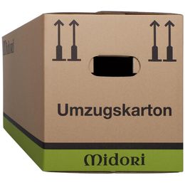 Midori Umzugskarton bis 40 kg belastbar (2-wellig)