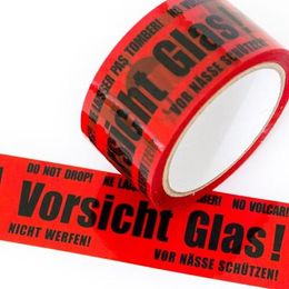 KK VERPACKUNGEN PP Klebeband 50 mm "Vorsicht Glas"