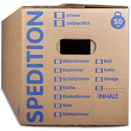 KK VERPACKUNGEN Umzugskarton Doppel 644x299x330mm 2.40 BC-Welle 15 St&uuml;ck bis 50kg