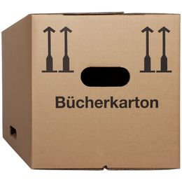 KK VERPACKUNGEN B&uuml;cherkarton 400x320x315mm 1-wellig bis 25kg 10 St&uuml;ck