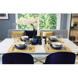 Platzset Adam "Uni Collection" Gr. 1, gelb, B:40cm L:40cm, Obermaterial: 100% Baumwolle, Platzsets, GOTS zertifiziert, Made in Germany