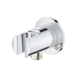 Grohe Vitalio Universal Wandanschlussbogen, mit Brausehalter, 26962001,