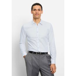 Businesshemd OLYMP "OLYMP No. Six, super slim, Kent", Herren, Gr. 37, Normaler Arm, wei&szlig;, 100% Baumwolle, Hemden