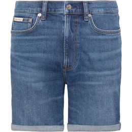 Shorts Calvin Klein Jeans "SLIM SHORT", Herren, Gr. 36, N-Gr, hampton, Hosen Shorts, Slim fit Passform mit praktischen Taschen