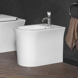 Duravit White Tulip Bidet, back to wall, 2293100000, back to wall