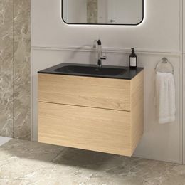 Villeroy & Boch Villeroy & Boch Somera Schrank mit Waschtisch B: 80 T: 50 cm, 2 Ausz&uuml;ge, 5A7181R7+B80500VJ,