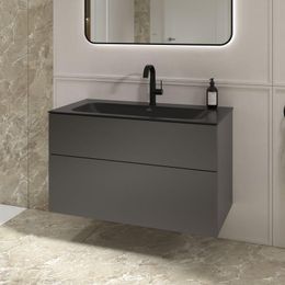 Villeroy & Boch Villeroy & Boch Somera Schrank mit Waschtisch B: 100 T: 50 cm, 2 Ausz&uuml;ge, 5A72A2R7+B80600VR,