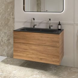 Villeroy & Boch Villeroy & Boch Somera Schrank mit Doppelwaschtisch, 2 Ausz&uuml;ge, 5A72A1R7+B80600RH,