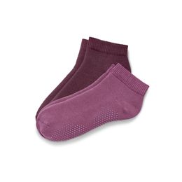 Tchibo - 2 Paar Yogasocken - Damen - Gr. 39-42 - rosa