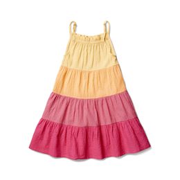 Tchibo - Kinder-Webkleid - M&auml;dchen - Gr. 134/140 - orange