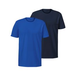 Tchibo - 2 T-Shirts - Herren - Gr. M - dunkelblau