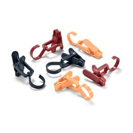 Tchibo - 6 Outdoor-Clips - dunkelblau