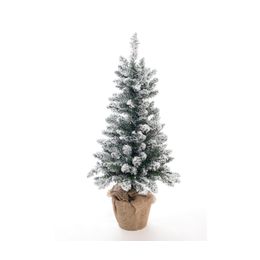 Tchibo - LED-Weihnachtsbaum mit Jutetopf - schwarz