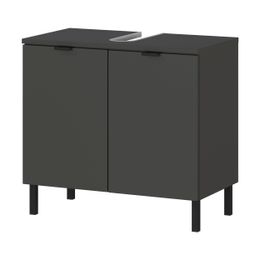 Tchibo - Waschbecken-Unterschrank &raquo;Arcena&laquo; - 60x34x56cm - grau - Holz / Metall