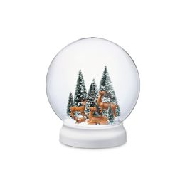 Tchibo - LED-Outdoor-Schneekugel - schwarz